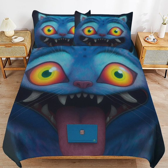 3 Piece Comfortable Bedding Set K-Pop Devil Hunters Duvet Cover Twin ...
