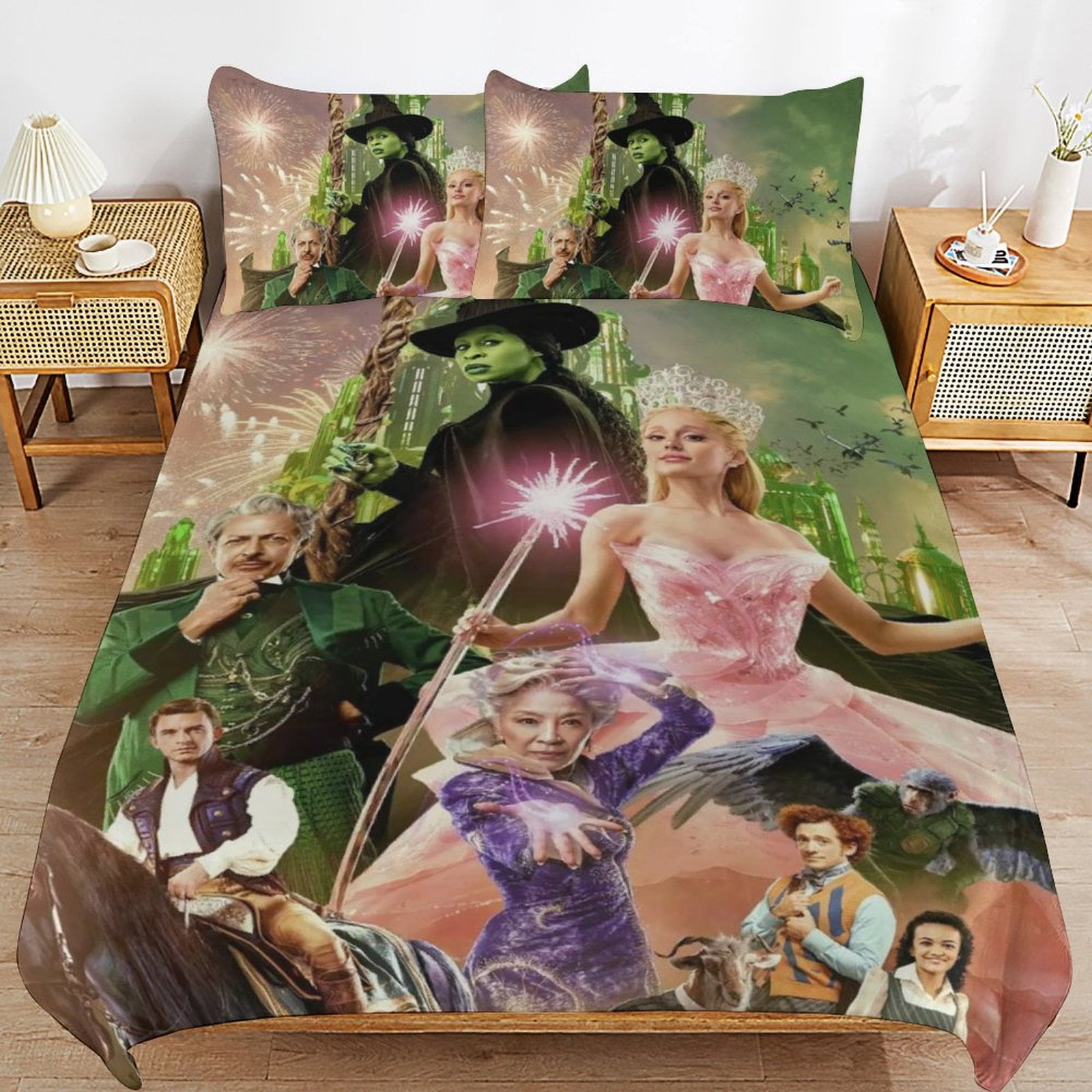 3 Piece Comfortable Bedding Set Movie Musical Wicked Duvet Cover Twin ...