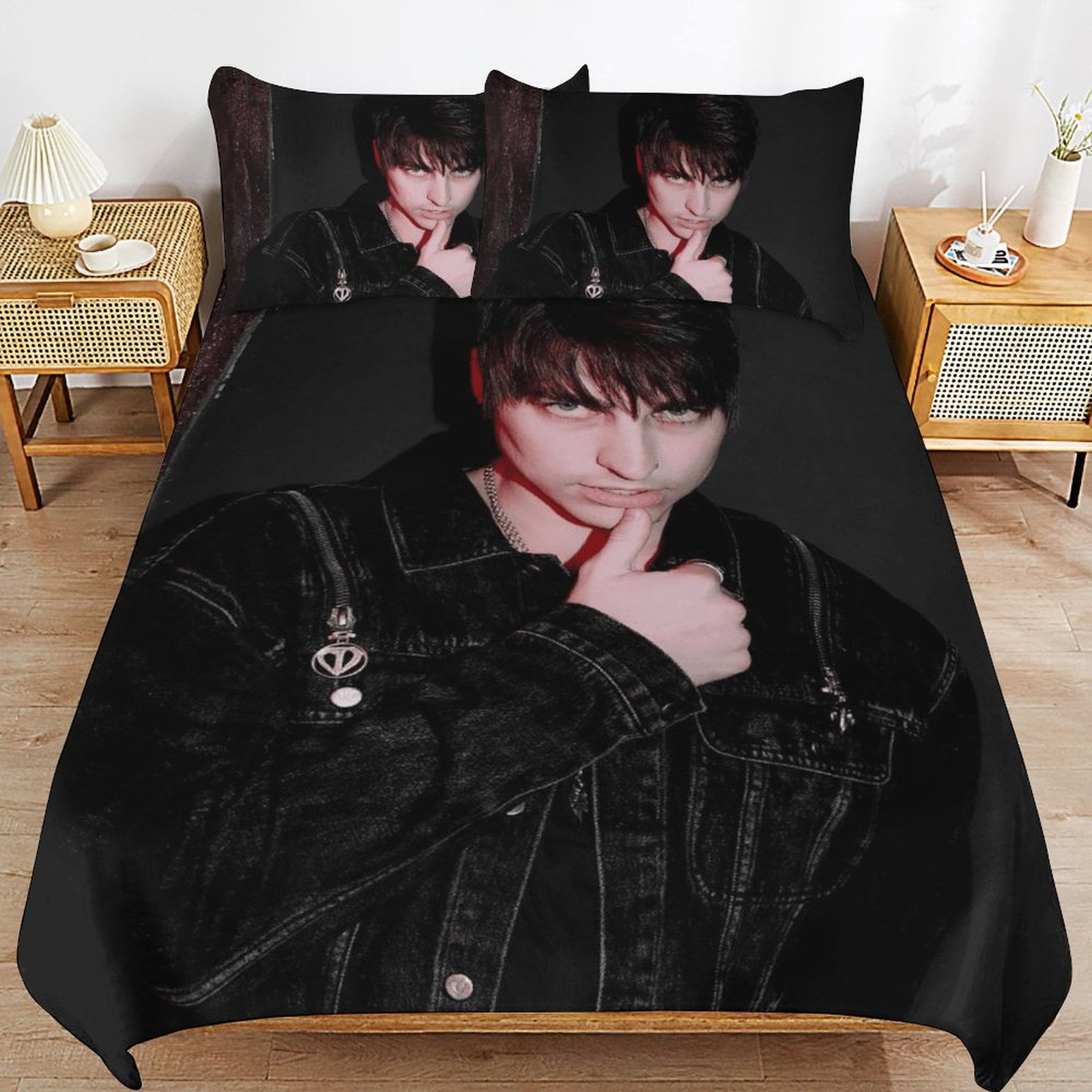 3 Piece Comfortable Bedding Set Sam And Colby XPLR Duvet Cover Twin Bed ...