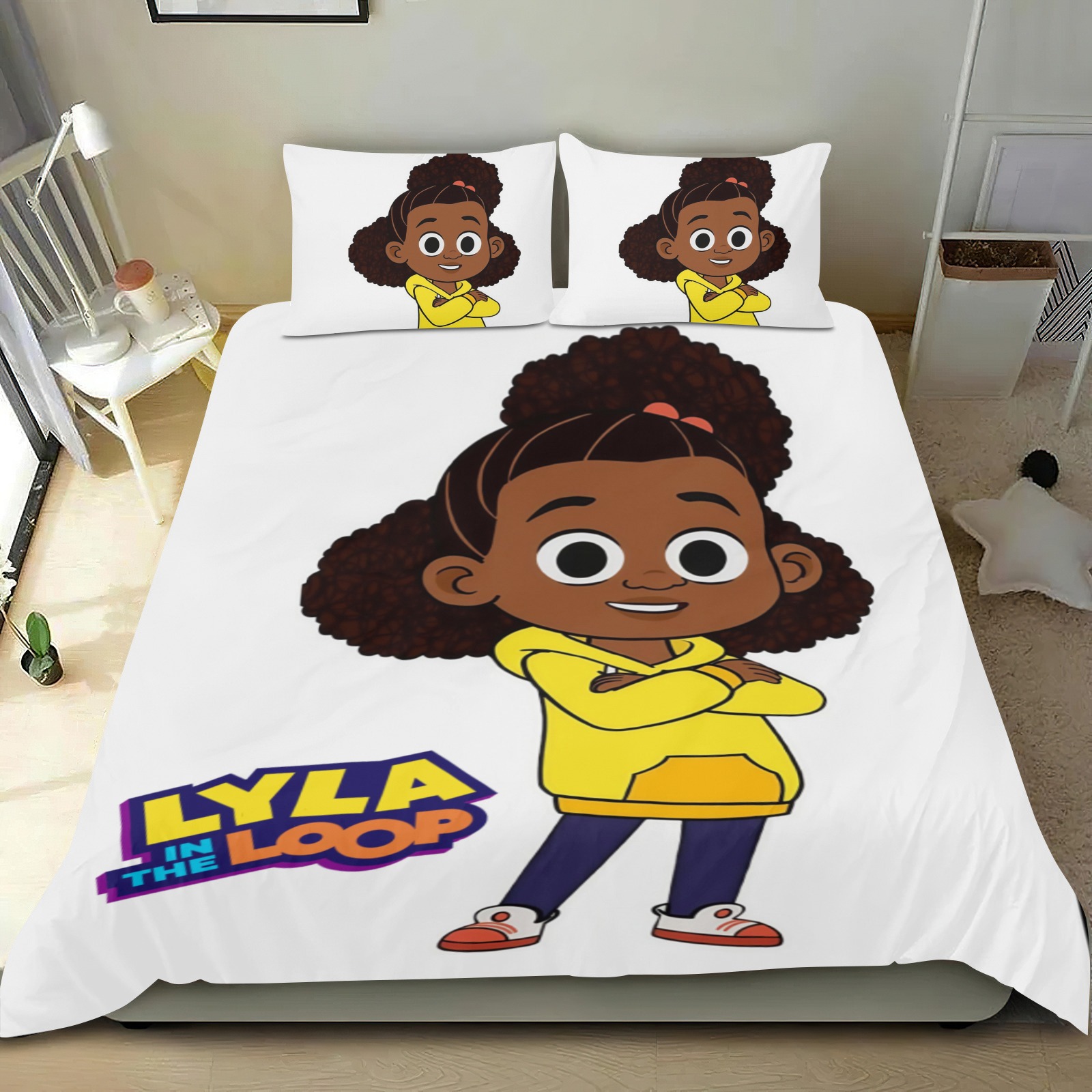 3 Piece Comforter Cover Set For Lyla in The Loop Bedding Set Cute Duvet ...