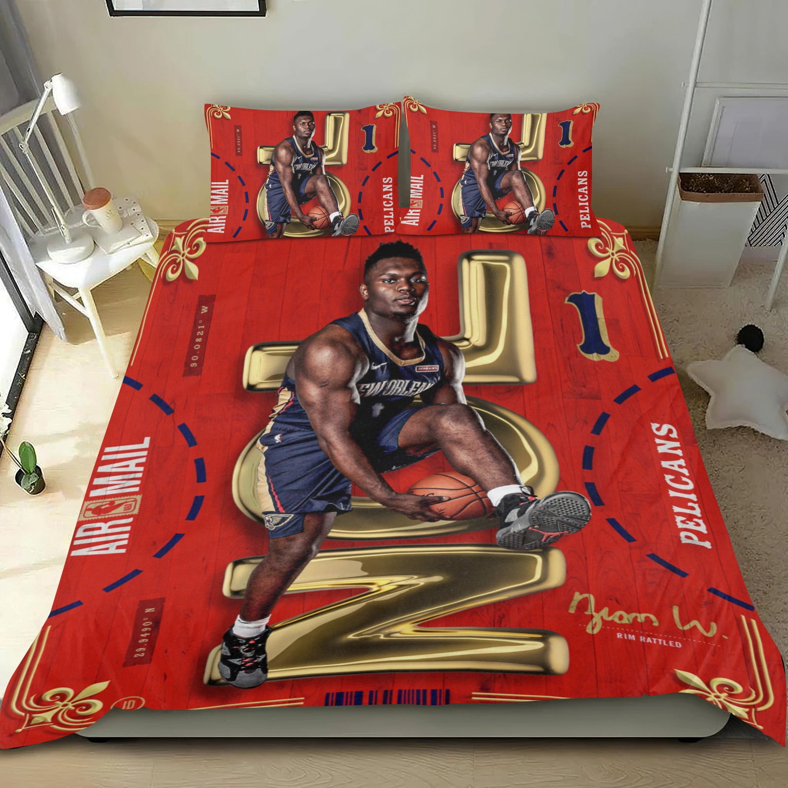 3 Piece Comforter Set For Jayson Tatum Bedding Set Cute Duvet Cover ...