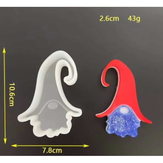3-Piece DIY Silicone Mold Set for Ghost Face, Deer Wings, Butterfly ...