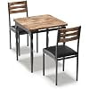3-Piece Dining Table Set for 2, Counter Height Kitchen Table with ...