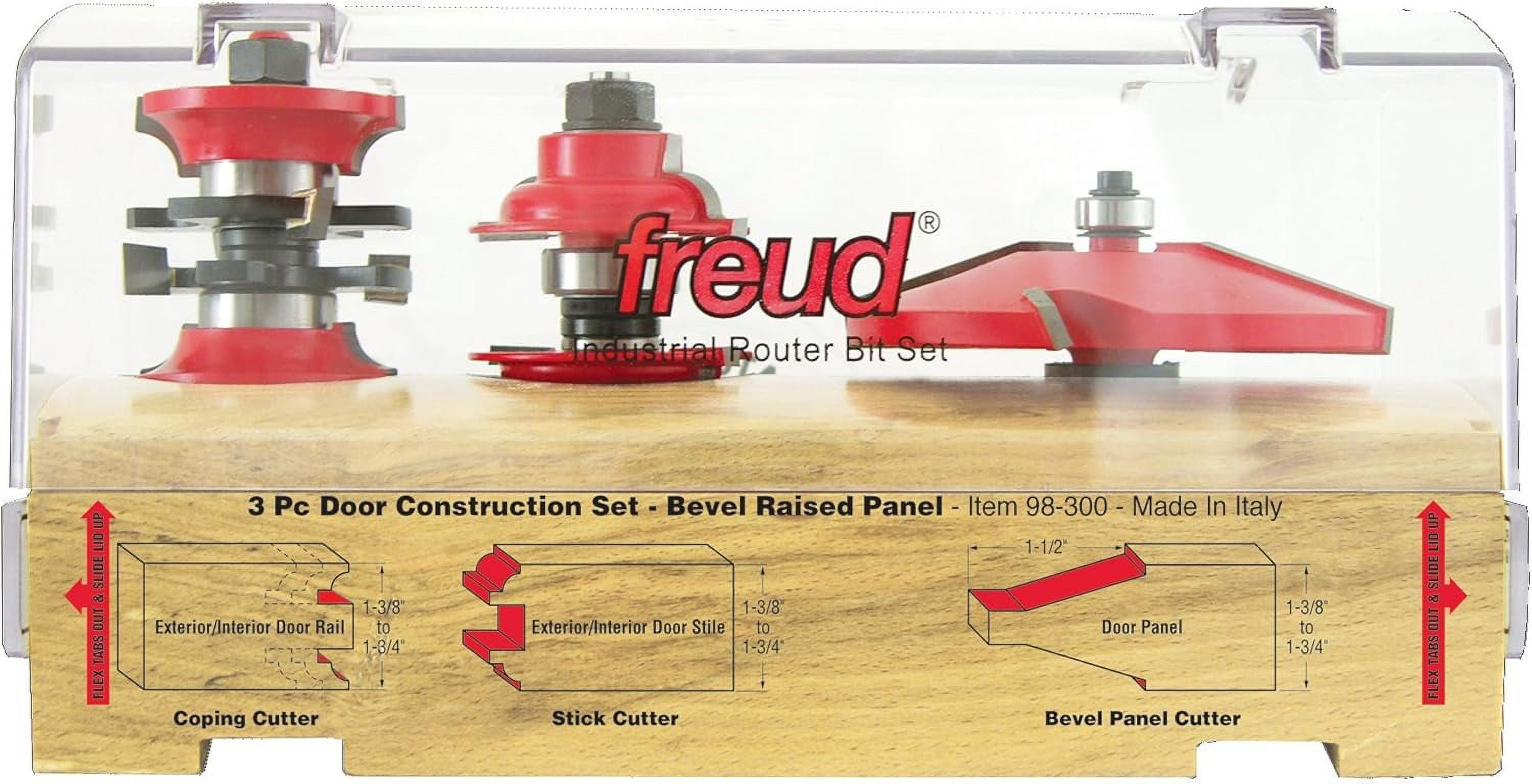 3 Piece Door Construction Bit Set - Walmart.com