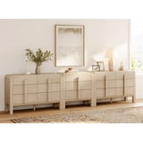 3-Piece Dresser Set for Bedroom, 125.9" Large Mid Century Dresser for ...