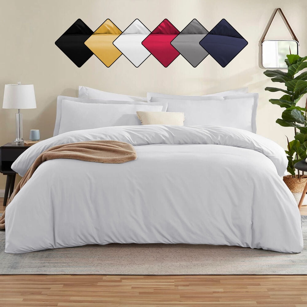 3 Piece Duvet Cover Bedding Set Luxury Comforter Cover Twin Full Queen ...