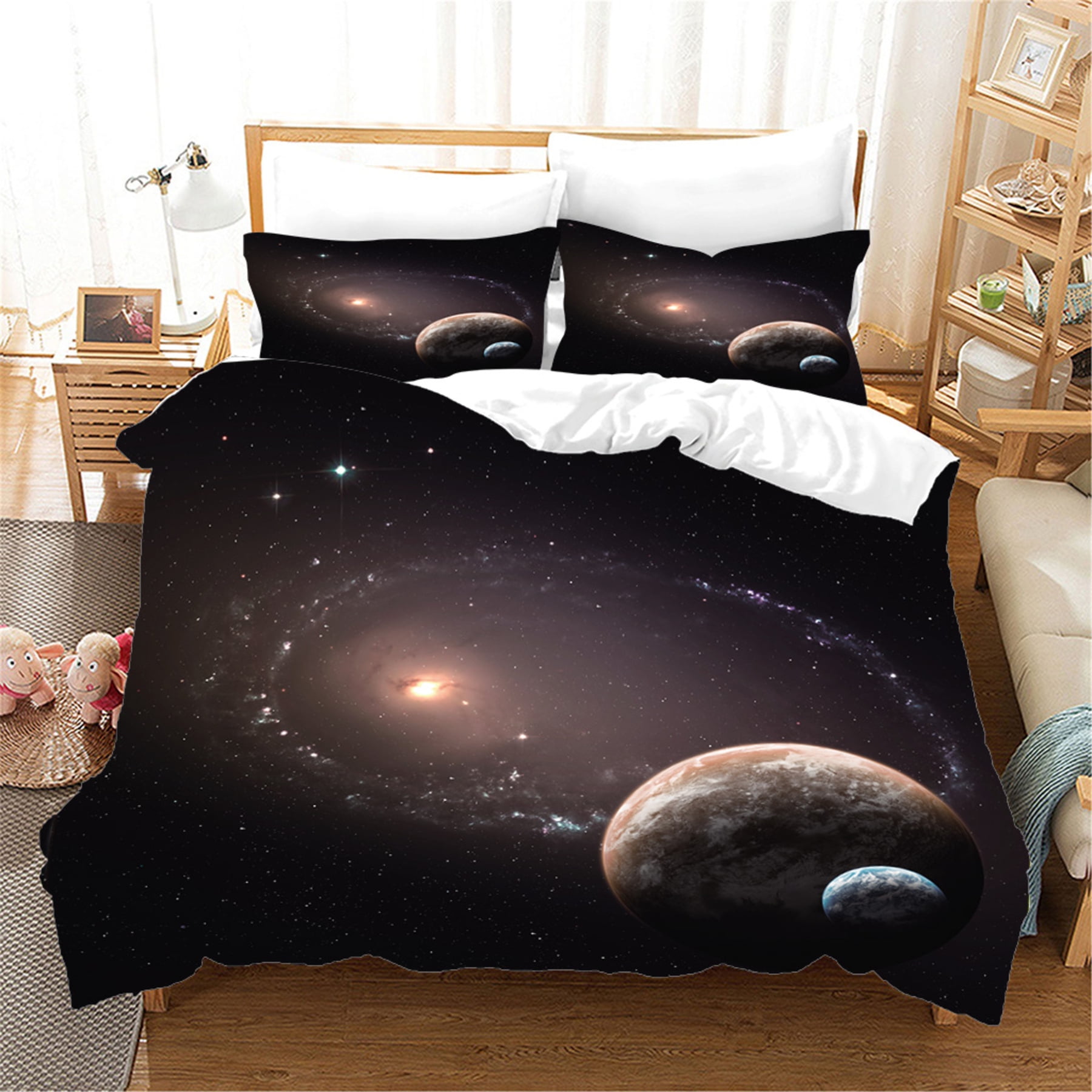 3-Piece Duvet Cover Set - Dreamscape Bedding with Pillowcases Majestic ...