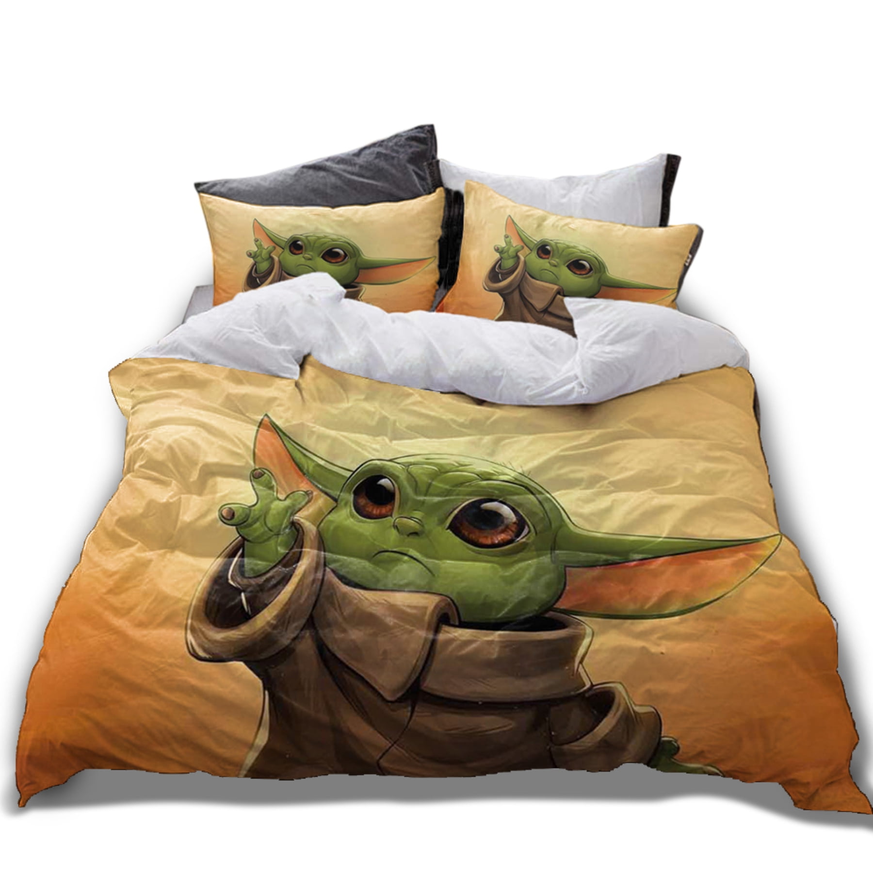 3-Piece Duvet Cover Set - Whimsical Bedding Soft Sunset Colors Adorable ...