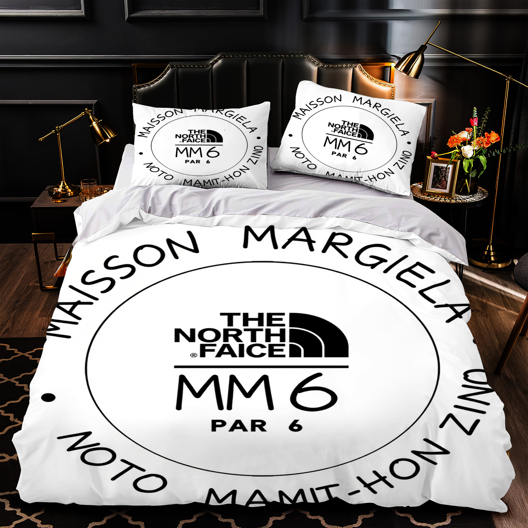 3-Piece Duvet Cover Set with Bold Circular Design featuring Elegant ...