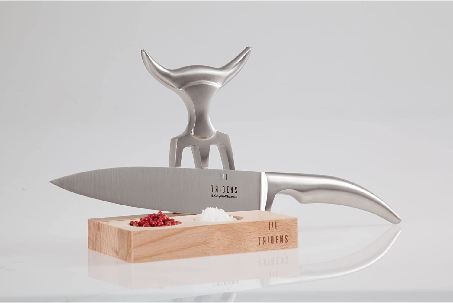 3-Piece Essentials Cutlery Set With Hand Finished Ergonomic Brushed ...