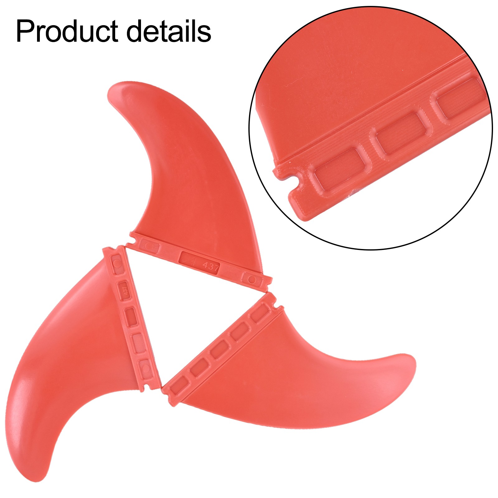 3 Piece Fish Fin Fin Glass Fiber Core Surfboard Fin Set for Tail Rudder ...