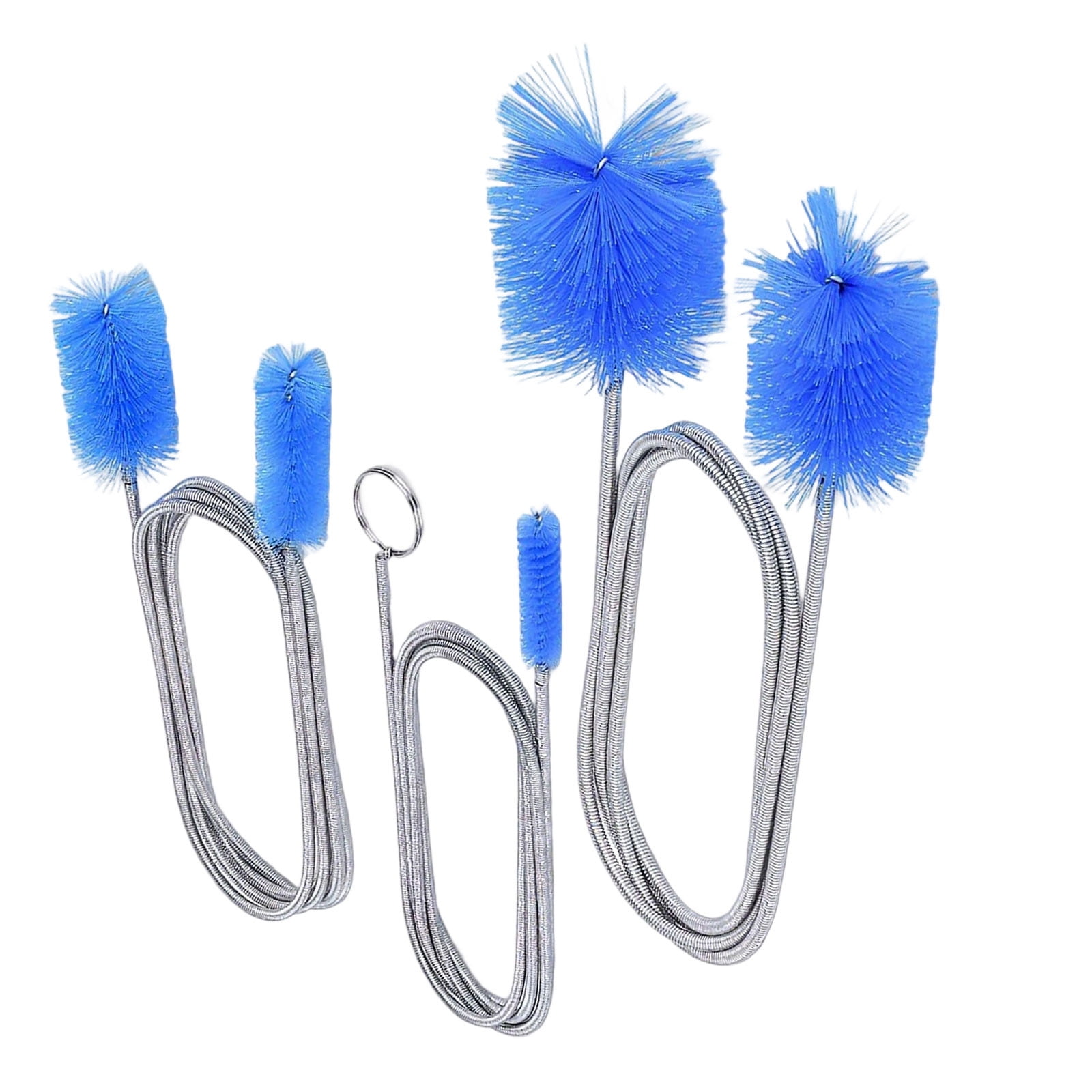 3 Piece Flexible Drain Brush Set with Long Stainless Steel Tube for ...