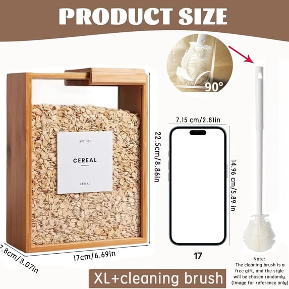 3-Piece Food Dispenser Set Kitchen Pantry Storage Containers for ...