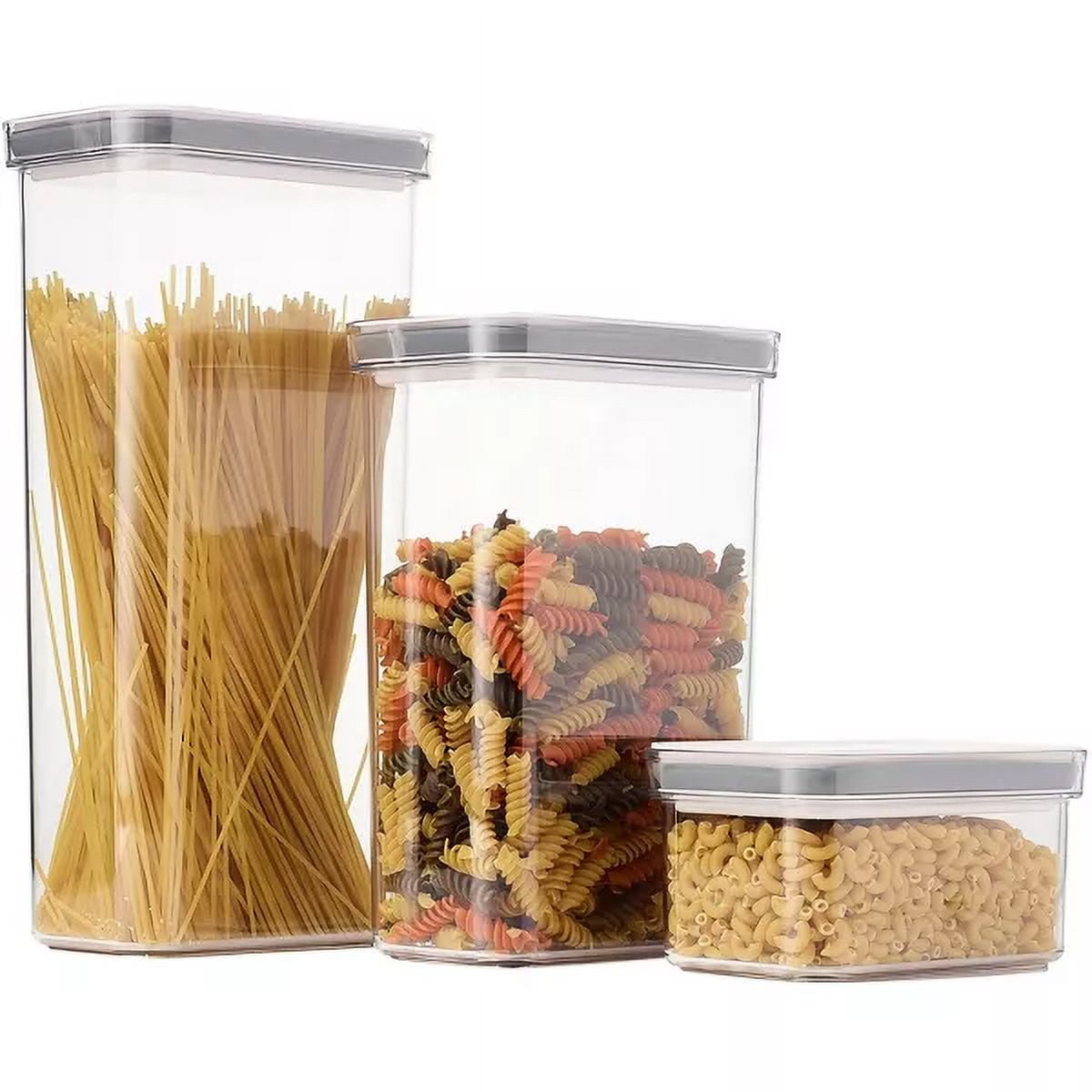 3 Piece Food Storage Container Set with Airtight Locking Mechanism ...