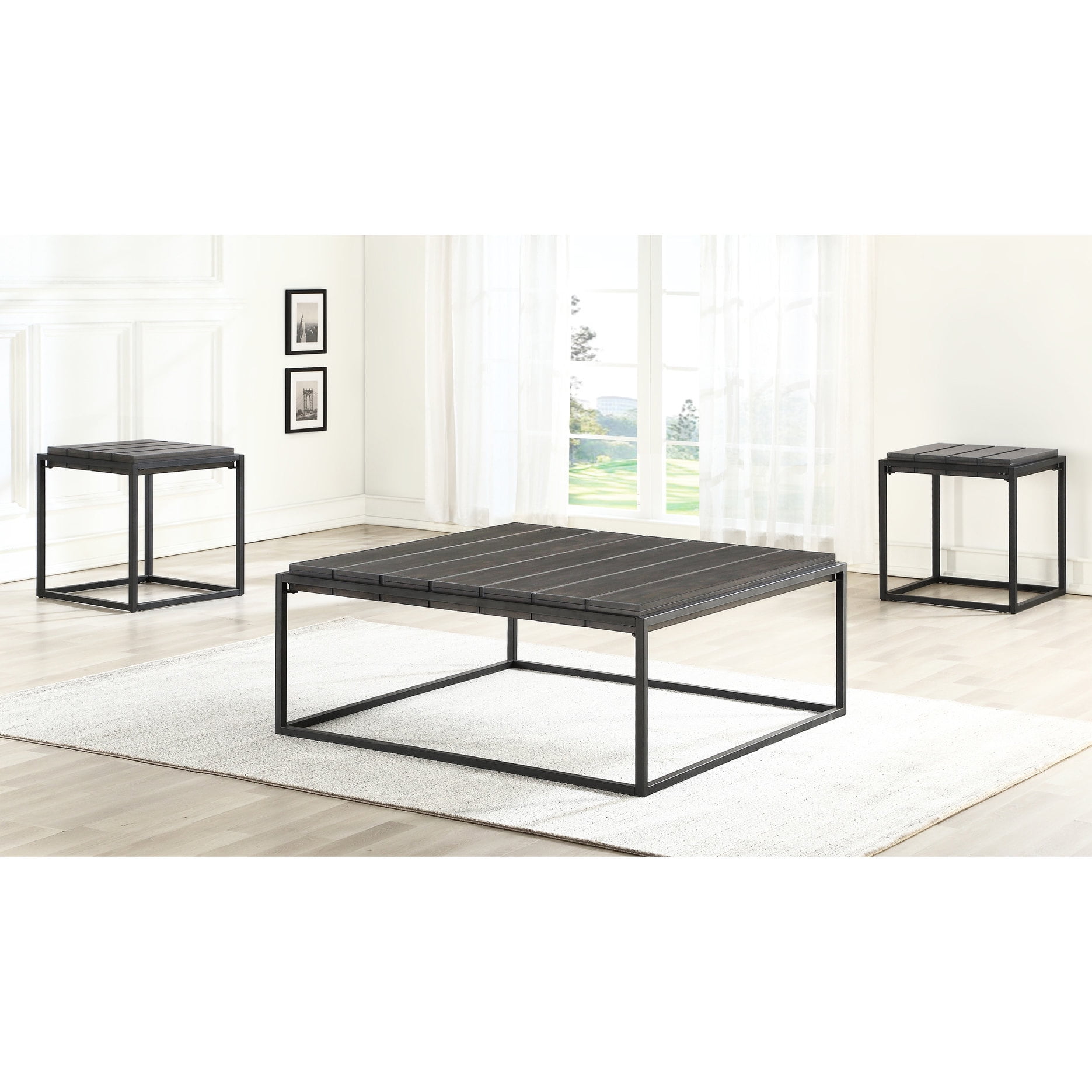 3 Piece Furniture Collection | For Large - Scale Rooms | Iron - Based ...