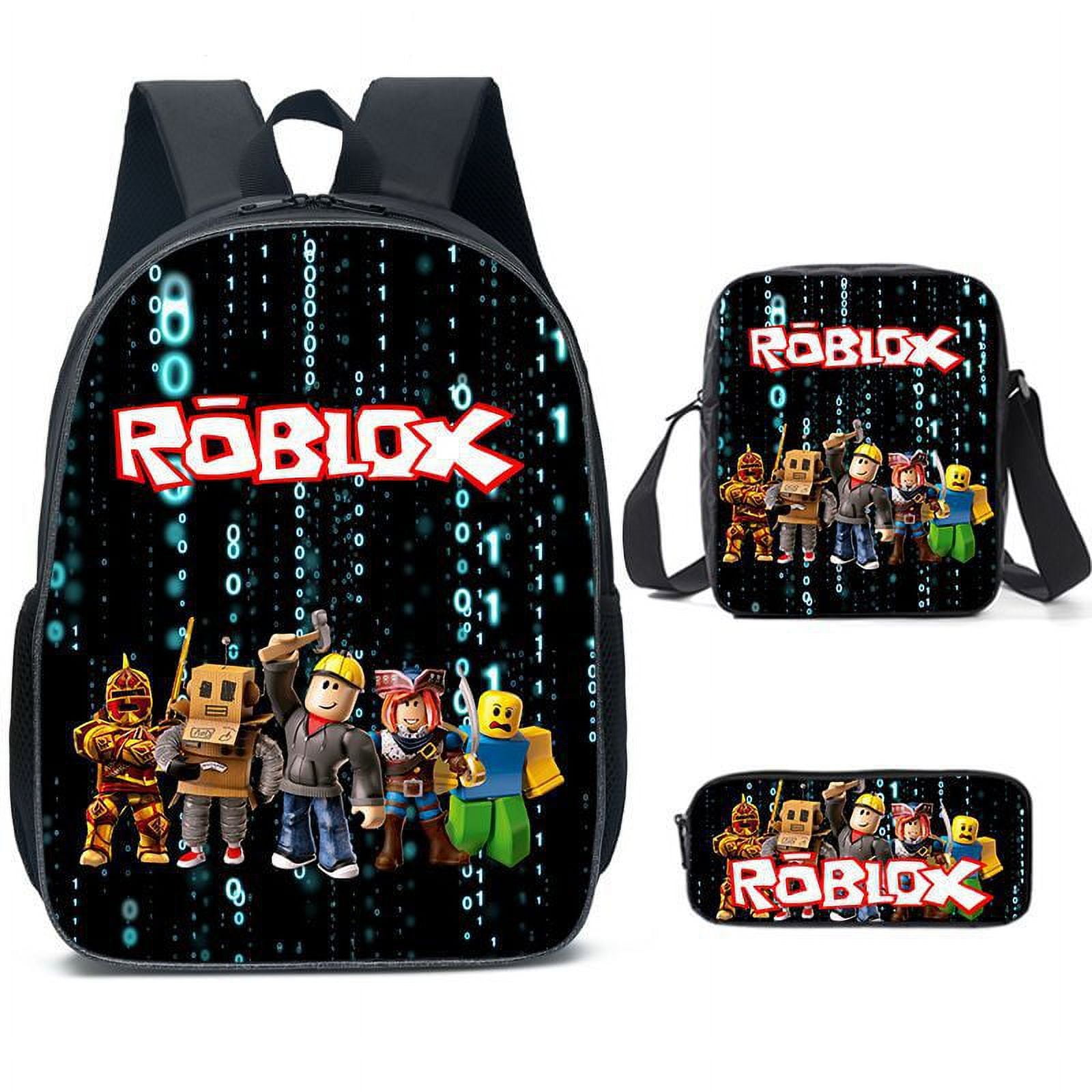3-Piece Gamer Style Backpack Set for School and Travel – Pixel Block ...