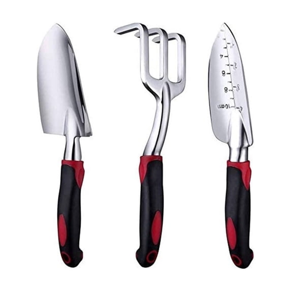 3-Piece Garden Tools Set, Heavy Duty Garden Tools Kit for Planting ...