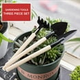 3 Piece Gardening Hand Tool Set, Heavy Duty Garden Shovel Rake Trowel ...