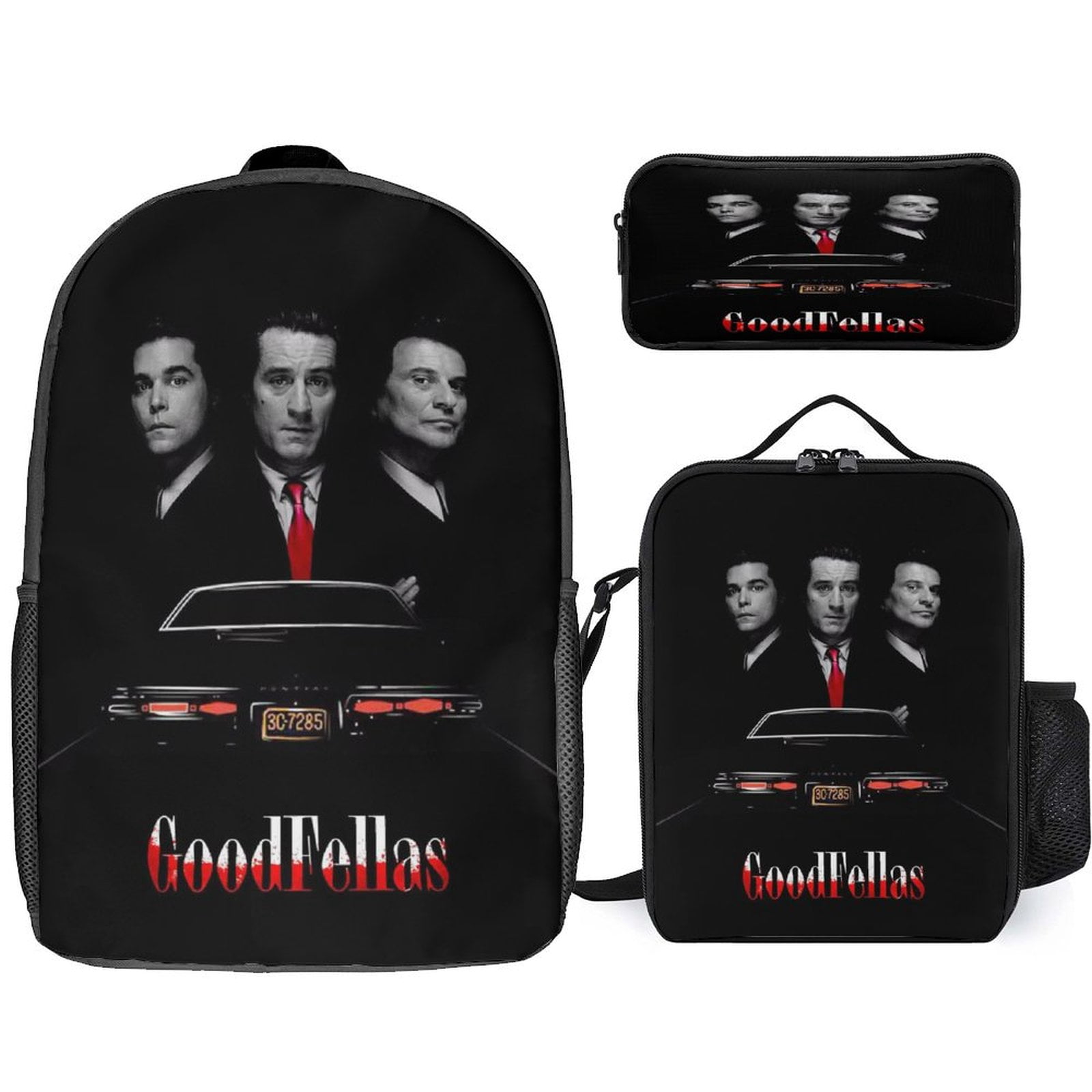 3 Piece Good-fella Backpack Set with Lunch Box And Pencil Case ...
