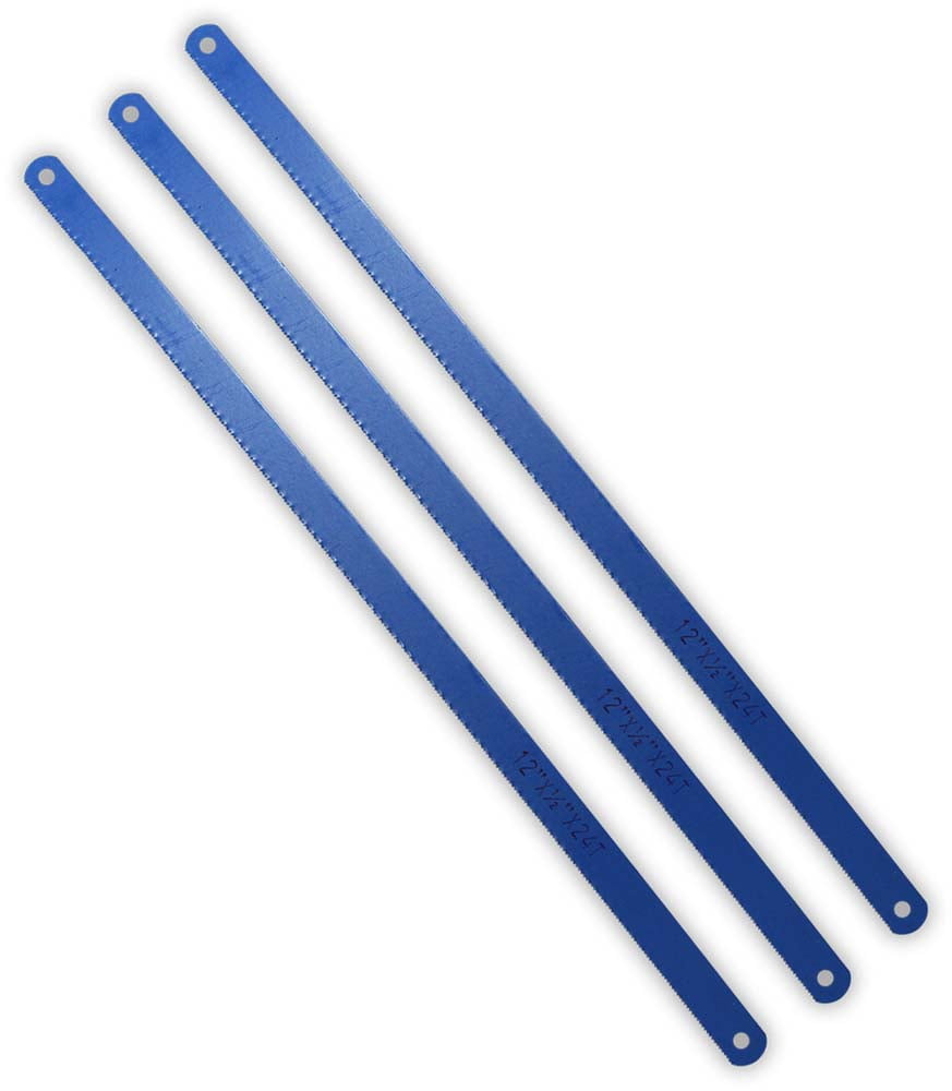 3 Piece Hacksaw Blade Set, 24t (ToolUSA: TZ03-90463) - Walmart.com
