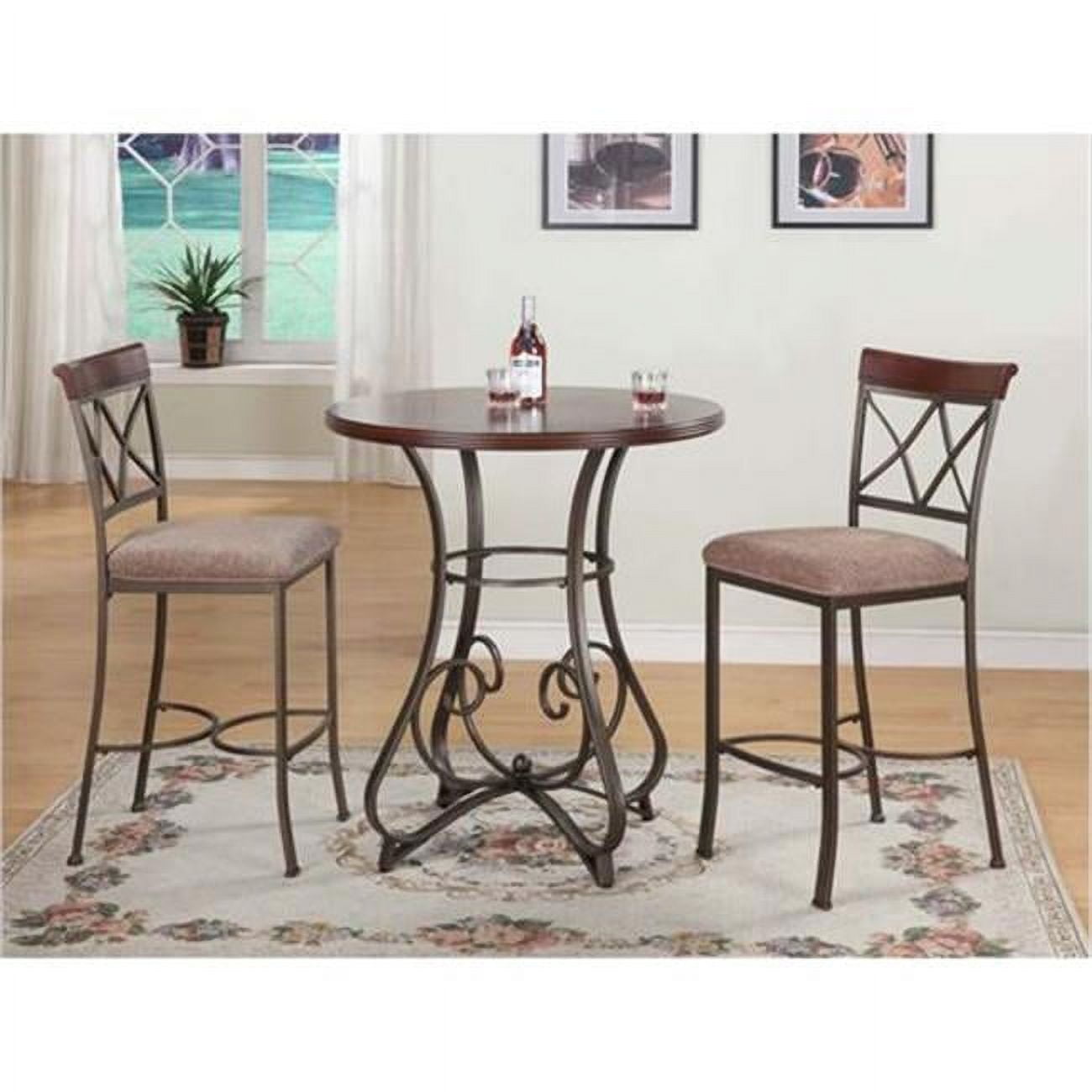 3 Piece Hamilton Pub Table Set - Walmart.com