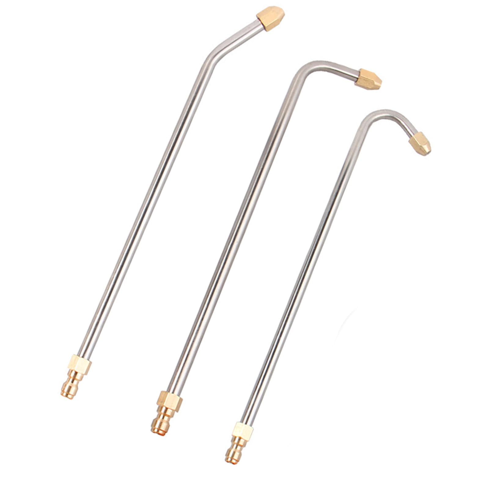 3-Piece High Pressure Extension Wand Set: Bent Rod Nozzle Fittings for ...