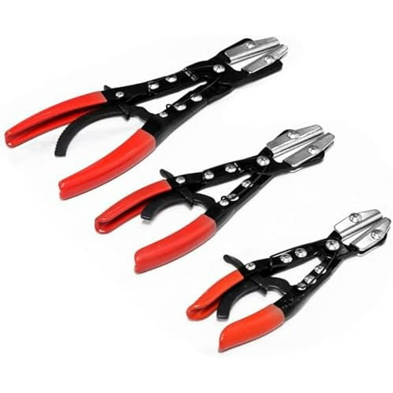 3-Piece Hose Pinch-Off Pliers Set (8/10/12 Inch) - Automatic Locking ...
