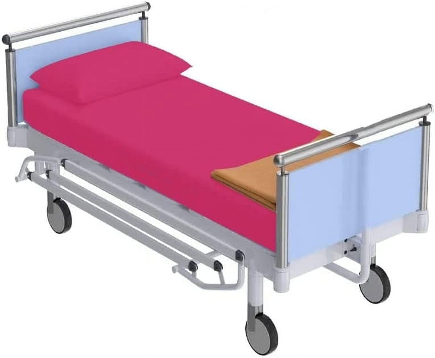3 Piece Hospital Bed Sheet Set – 400TC & Deep Pocket of 12 Inch – 100% ...