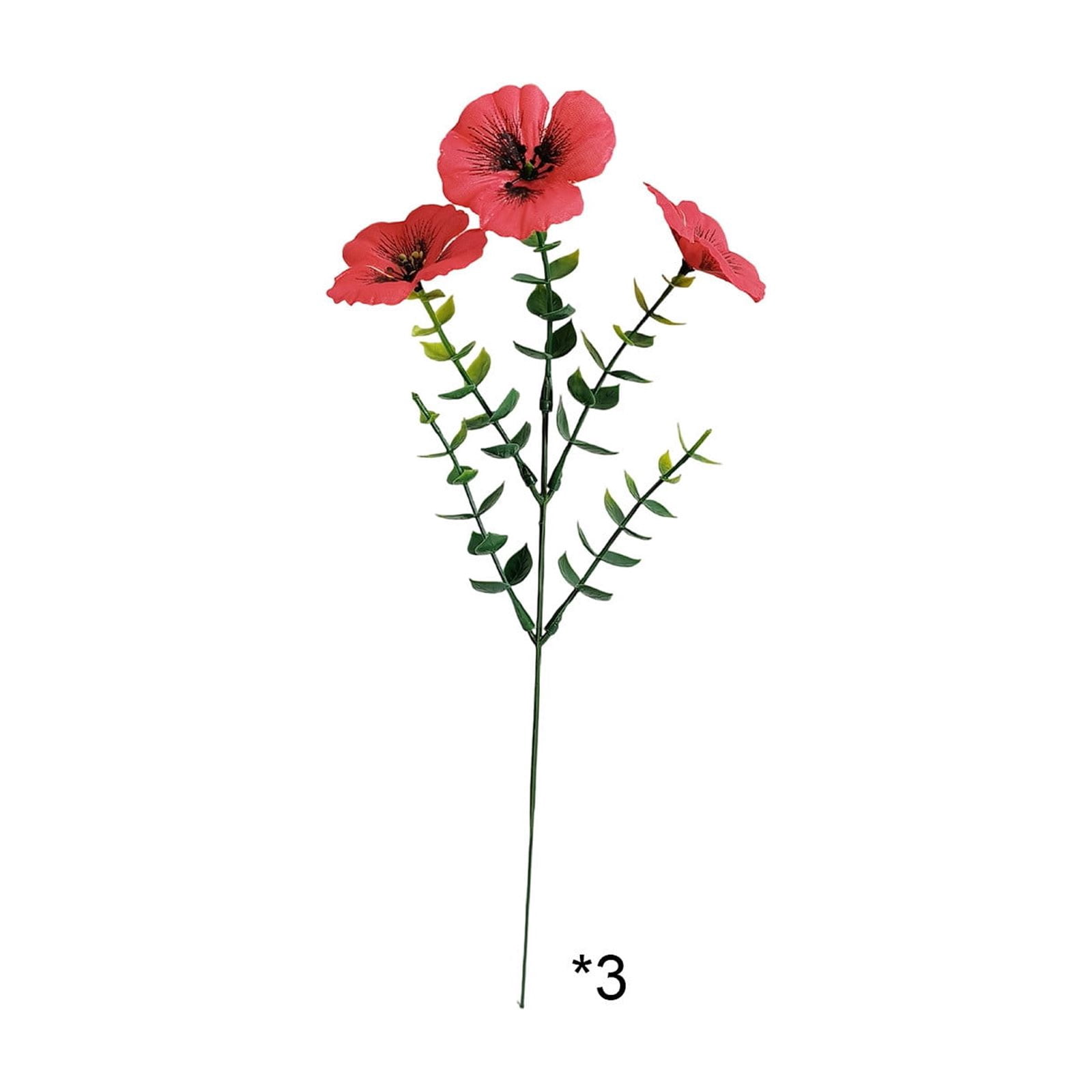 3 Piece Independence Day Three-Color Flower Decorations, Artificial ...