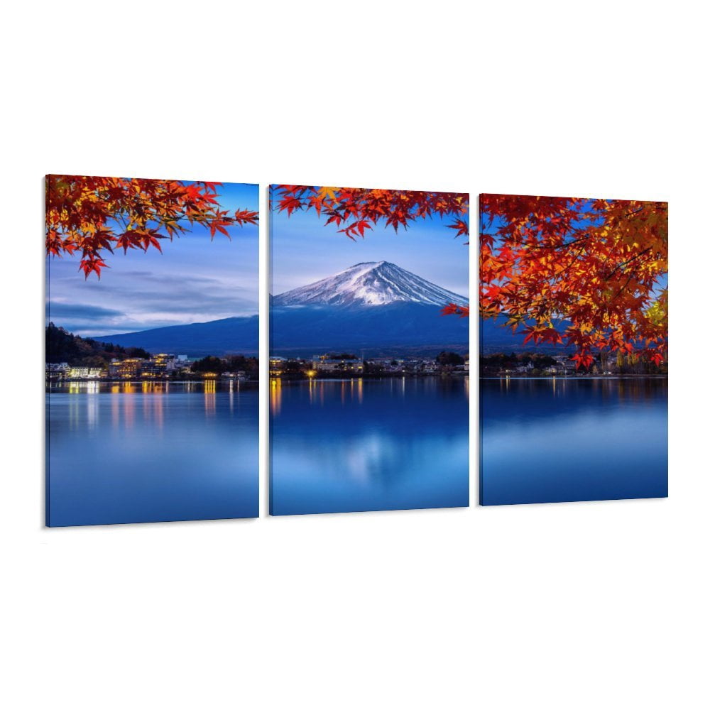 3 Piece Janpa Mount Fuji Canvas Wall Art For Living Room Wall ...
