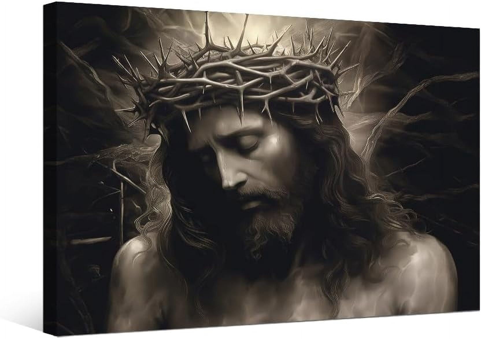 3 Piece Jesus Jesus Walks on Water across the Sea Canvas Painting ...
