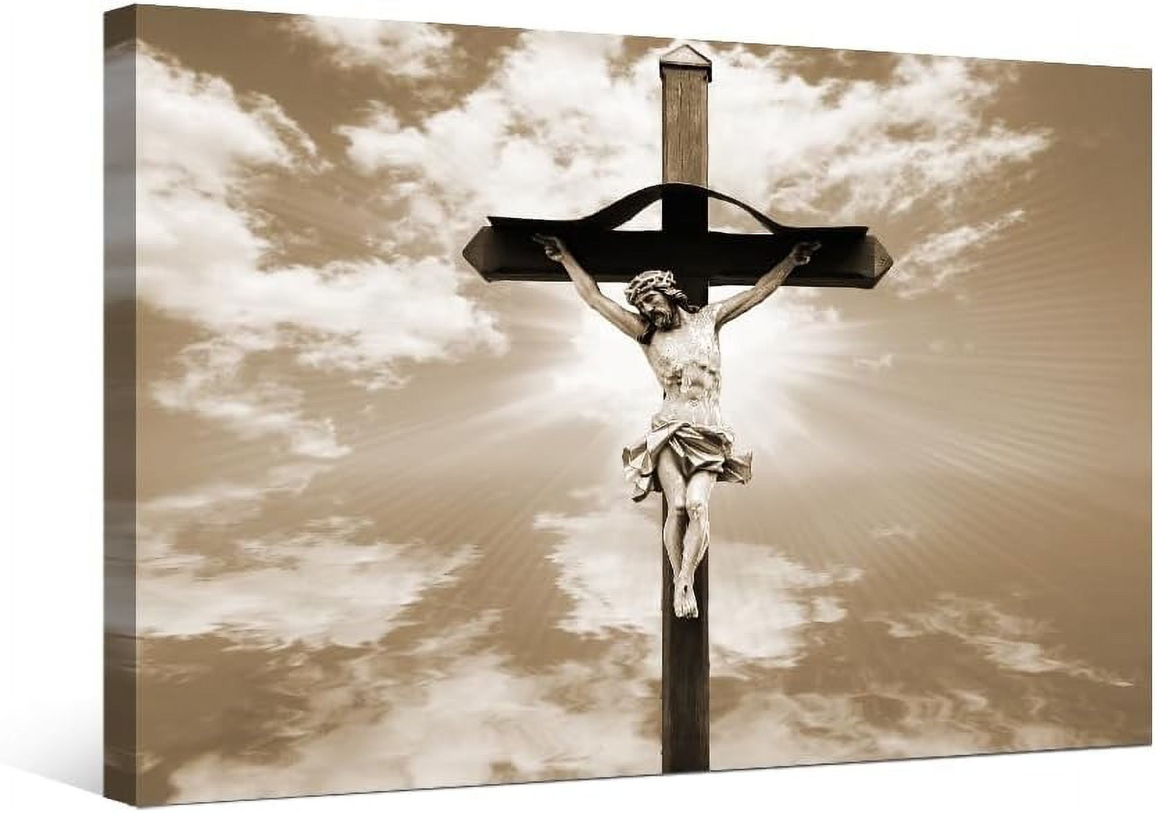 3 Piece Jesus Jesus Walks on Water across the Sea Canvas Painting ...