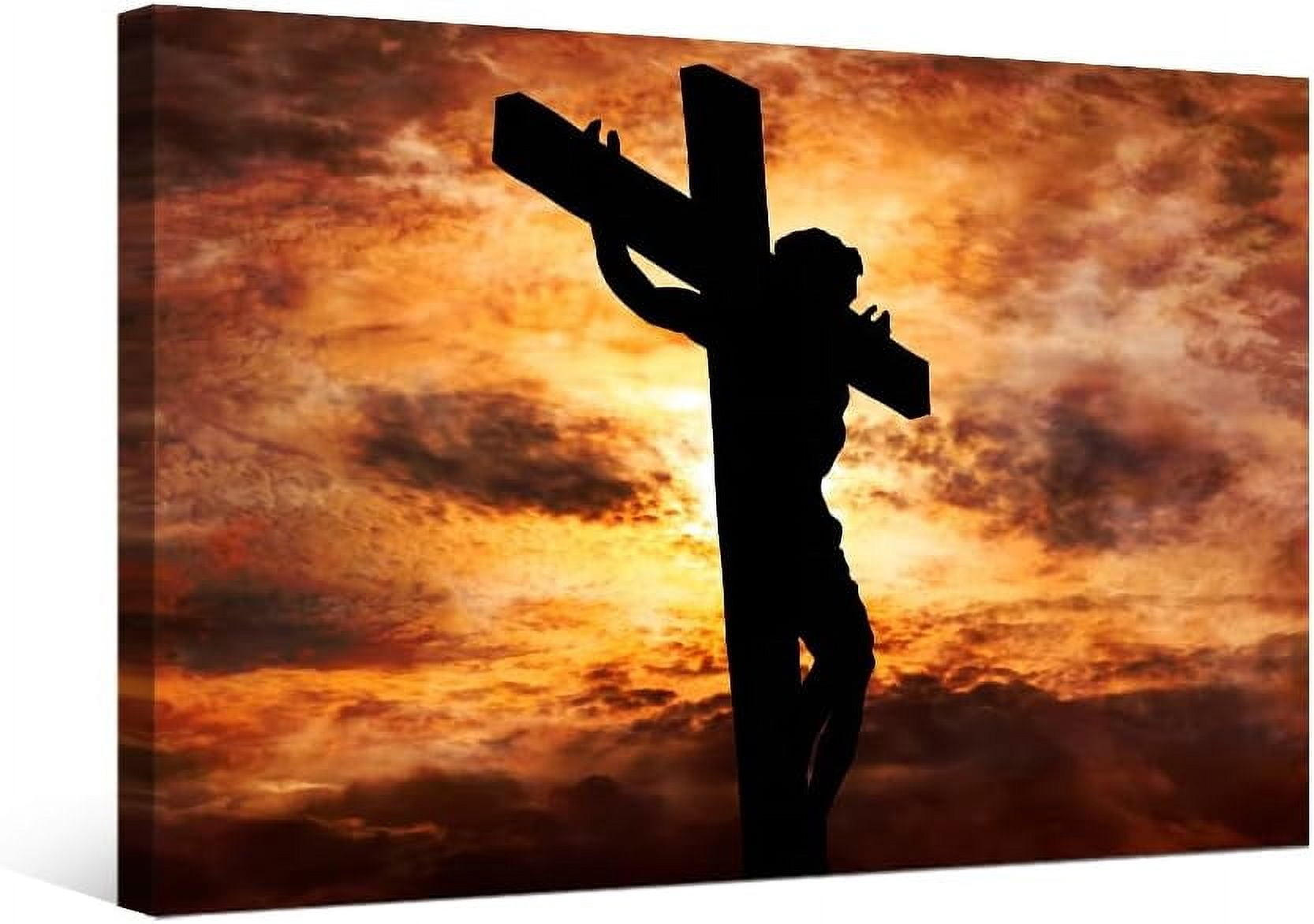 3 Piece Jesus Jesus Walks on Water across the Sea Canvas Painting ...
