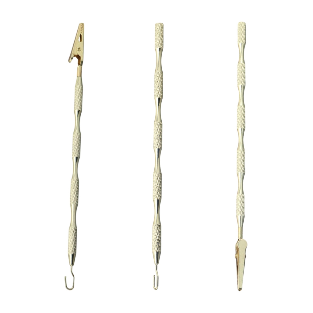 3-Piece Jewelry Fastening Helper, Stainless Steel Clasp Assistant Tool ...