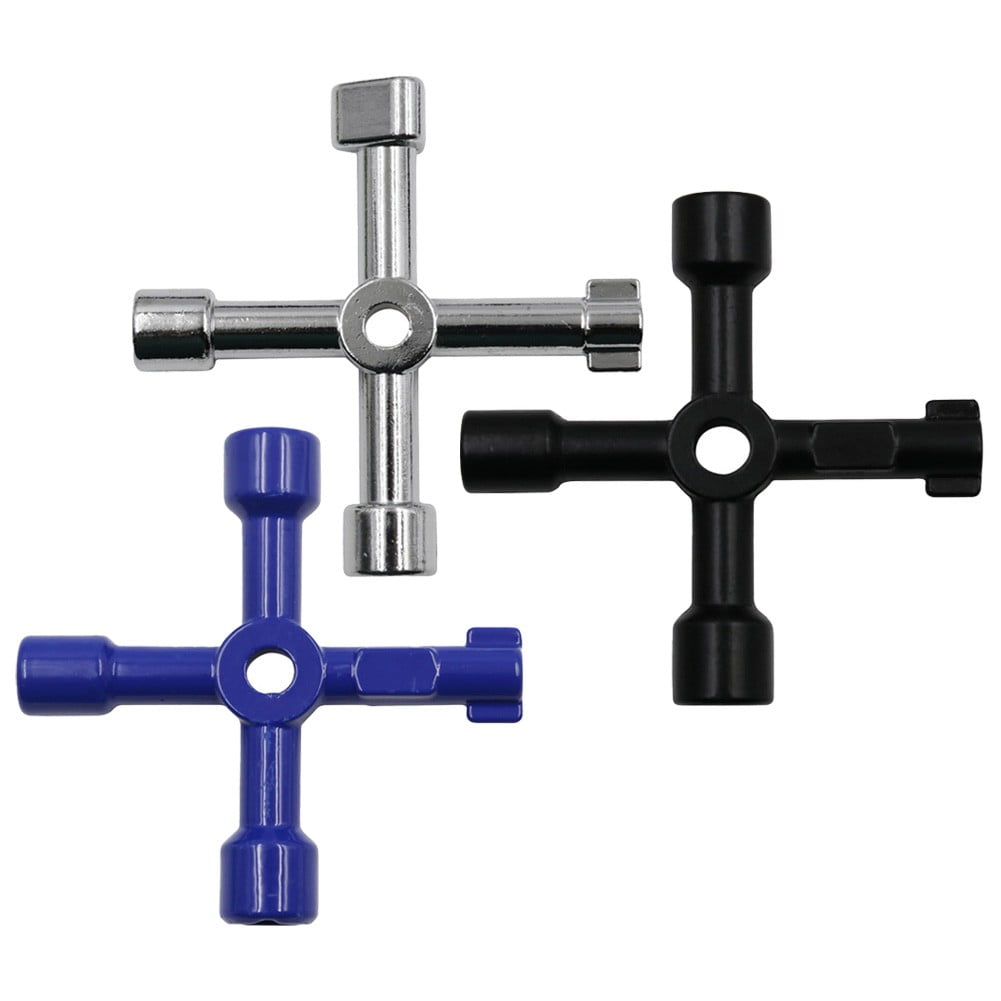 3 Piece Key Wrench Set for Electrical Switchboards and Cabinets Zinc ...