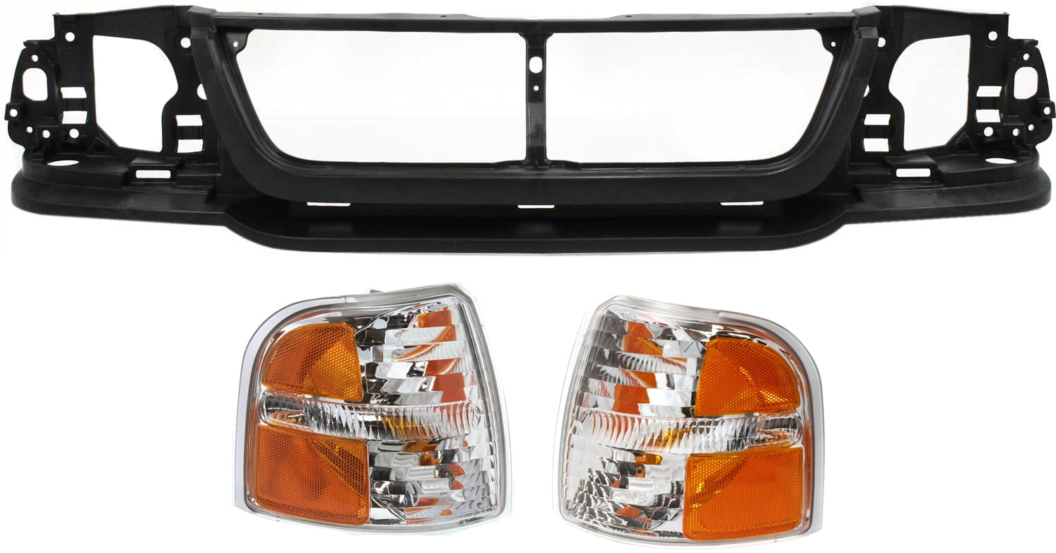 3-Piece Kit Header Panel includes Header Panel and Corner Lights for ...