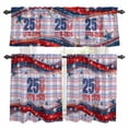 3 Piece Kitchen Curtains and Valances Set 250 Anniversary Cafe Curtains ...
