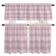 3 Piece Kitchen Curtains and Valances Set Modern Minimalist Lines Cafe ...