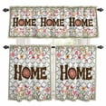 3 Piece Kitchen Curtains and Valances Set Sage Green Farmhouse Cafe ...