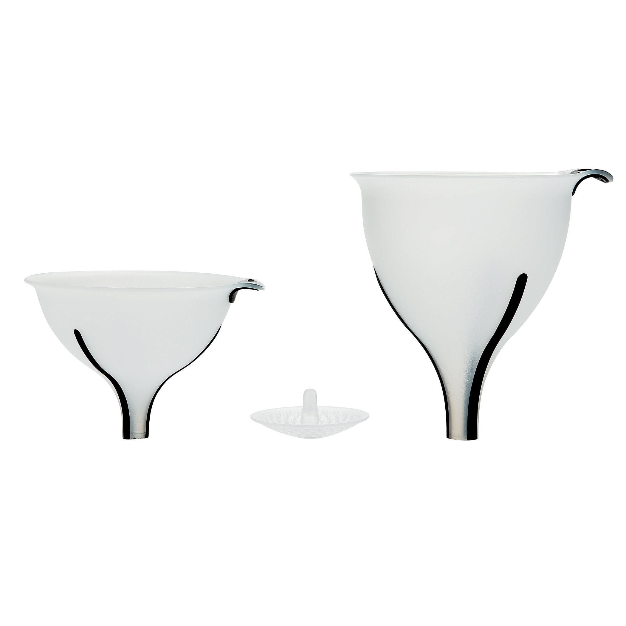 3-Piece Kitchen Funnel Set, Airflow Design Prevents Splashing, Compact ...