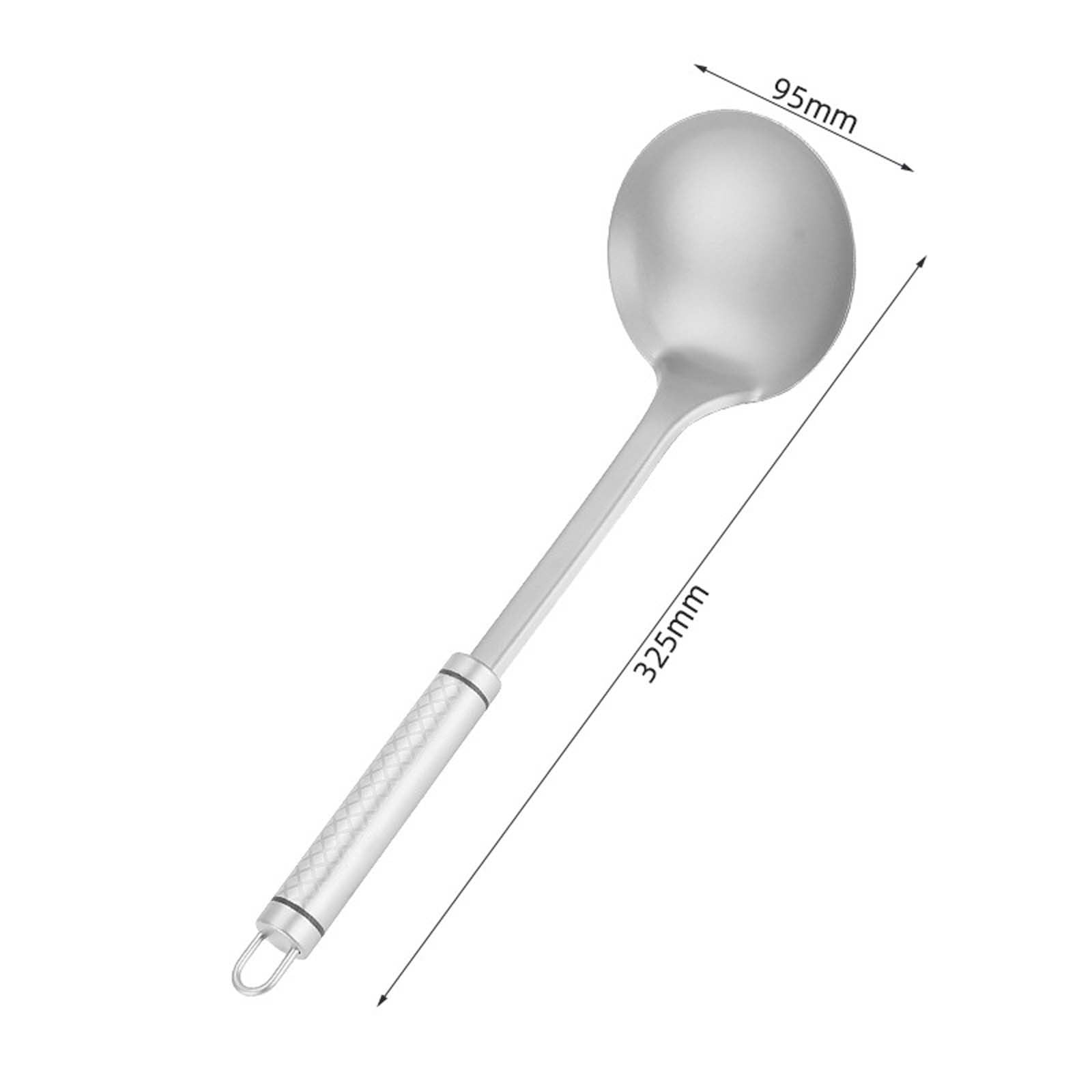 3-Piece Kitchen Utensil Set Non-Scratch Spatula,Skimmer & Turner Long ...