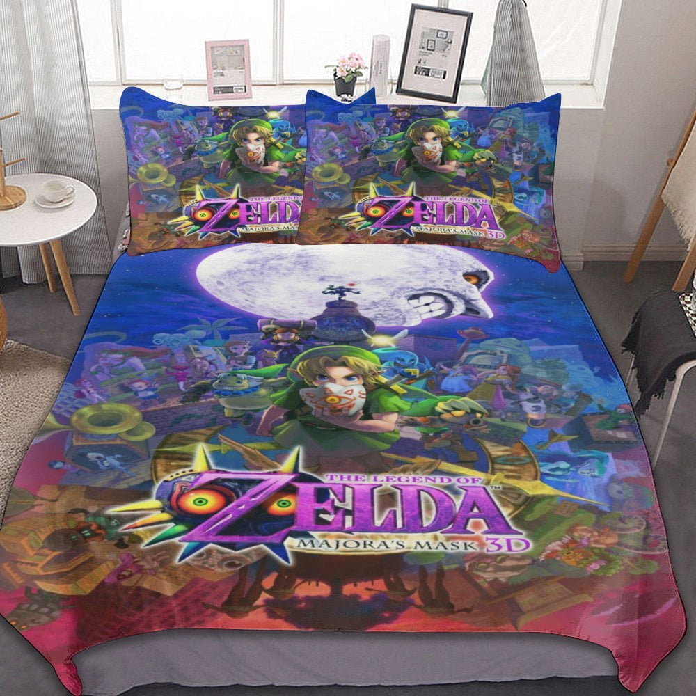 3 Piece Legend Of Zelda Bedding Duvet Cover Sets, Comforter Quilt Cover ...