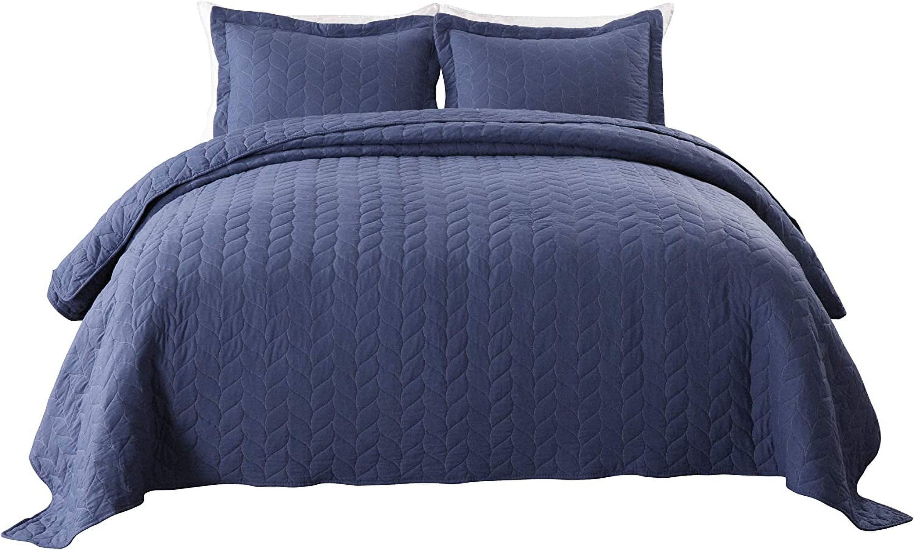 3 Piece Lightweight Bedspread Quilt Set Microfiber Quilt Bedspreads Bed ...