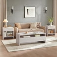 3-Piece Living Room Table Set, Includes Coffee Table & 2 End Tables ...