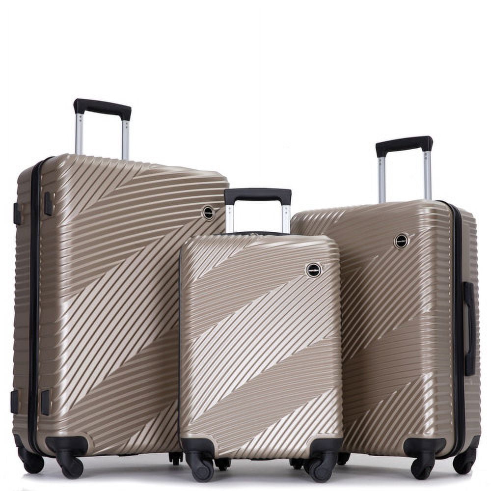 3 Piece Luggage, 20in/24in/28in Durable Luggage Set, Lightweight ...