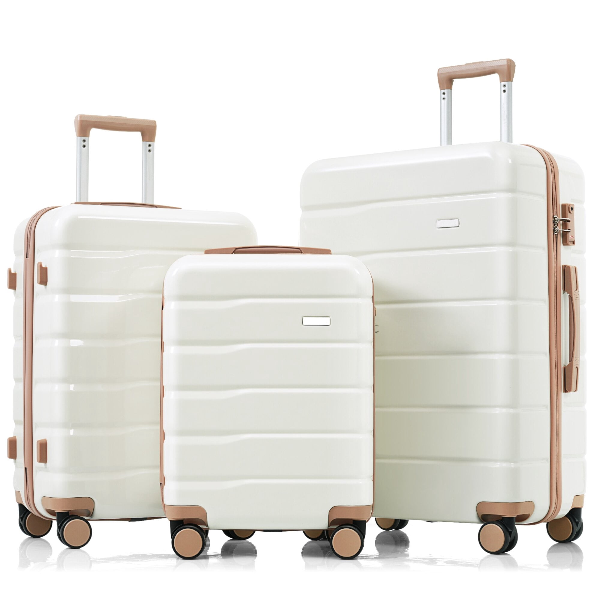 3-Piece Luggage Set with 20, 24, and 28 Inch Sizes,Carry On Luggage ...