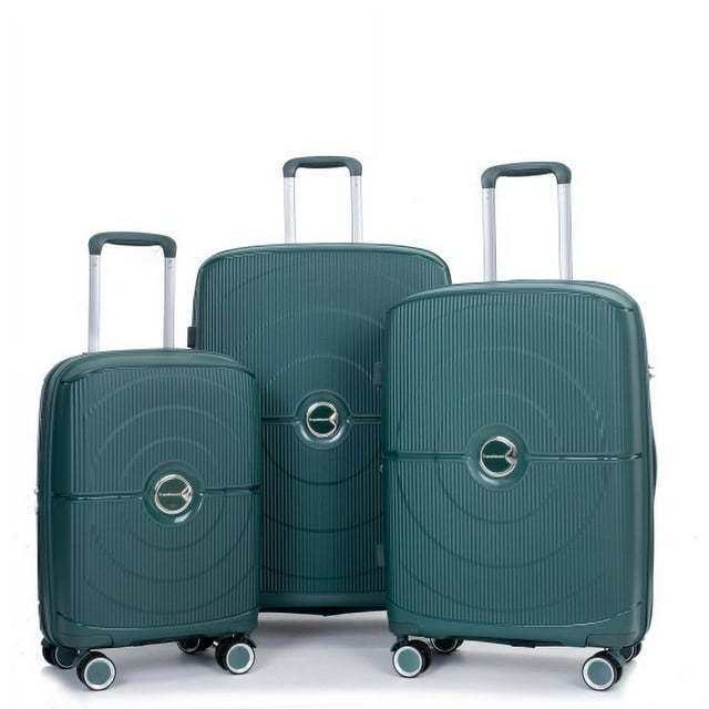 3 Piece Luggage Set Expandable Suitcases Set with Spinner Wheels & TSA ...