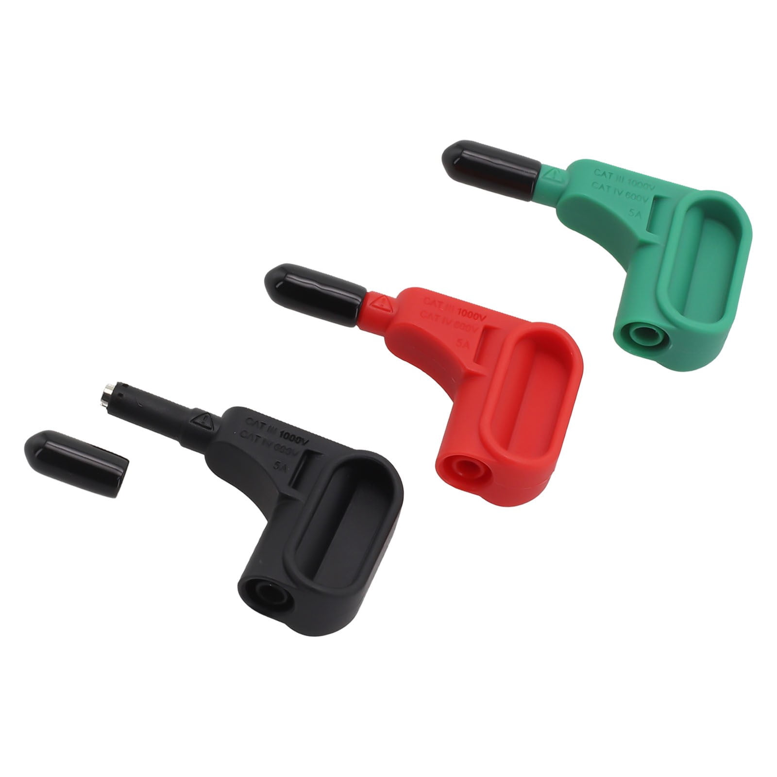 3-Piece Magnetic Test Probe Set For 4Mm Banana Head Digital Multimeter ...