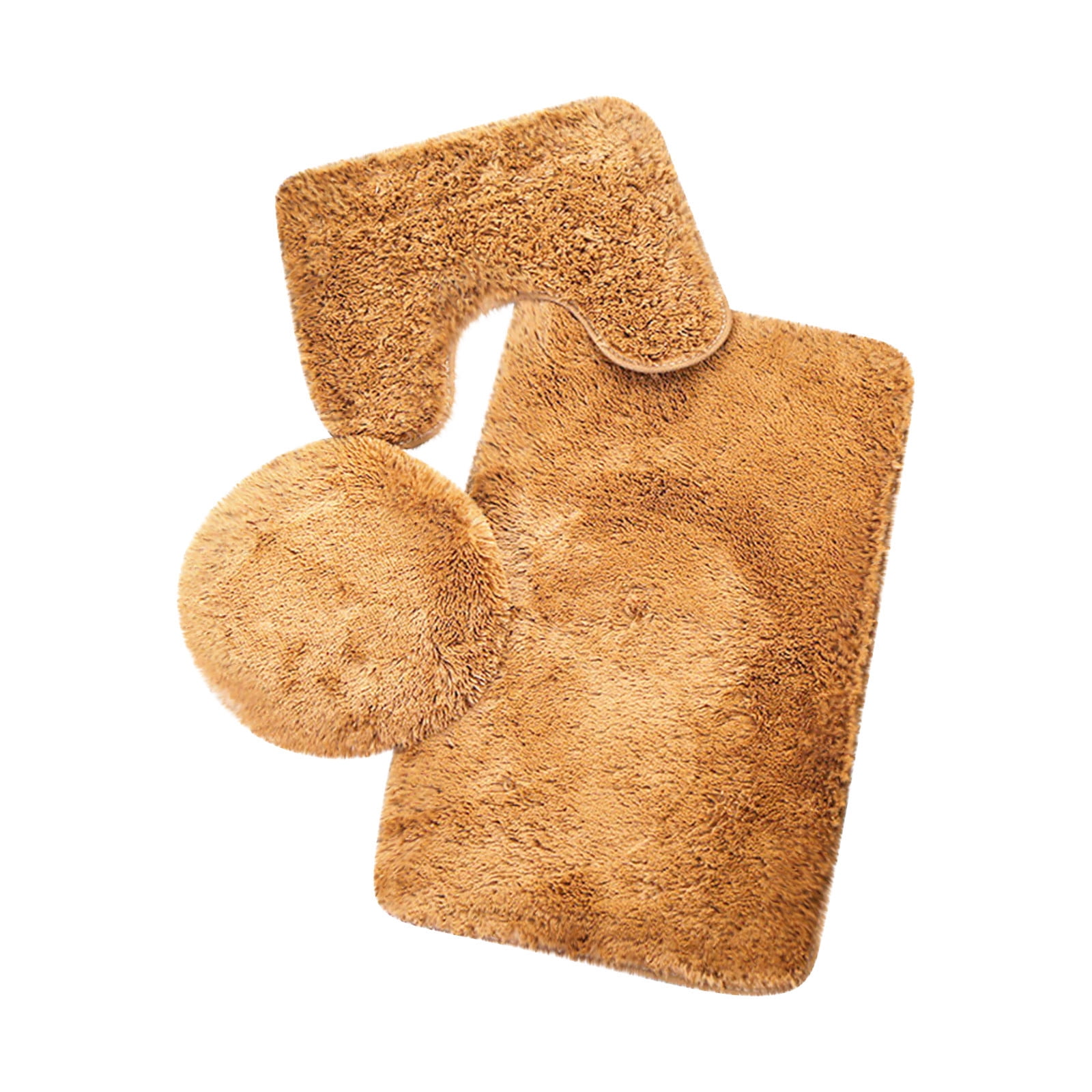 3 Piece Memory Foam Bathroom Mat Set Rug Mat Toilet Lid Cover Memory ...