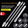 3-Piece Metal Spudger Pry Bar Set, Premium Crowbar Opening Tools for ...